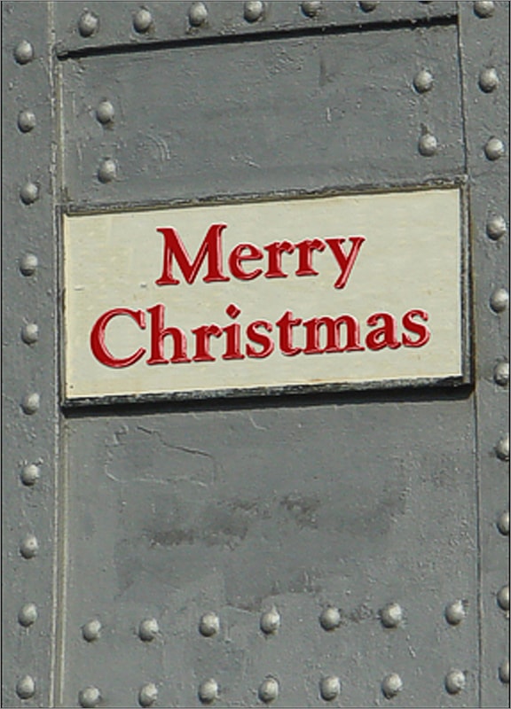 Christmas Steel (glossy) | Construction Christmas Cards