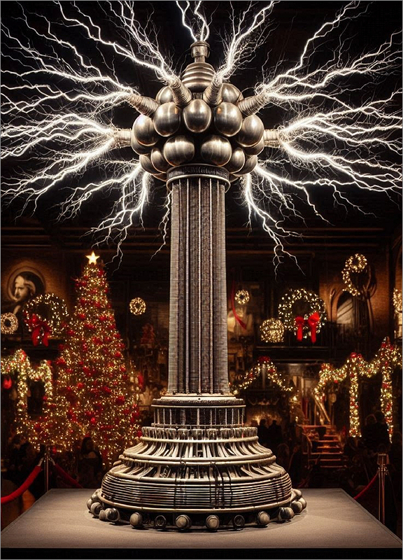 Electrical Christmas Card Joyous (Glossy White) | Construction ...