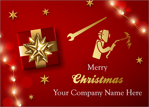 Ironworker Christmas Cards Personalized For Your Business ...